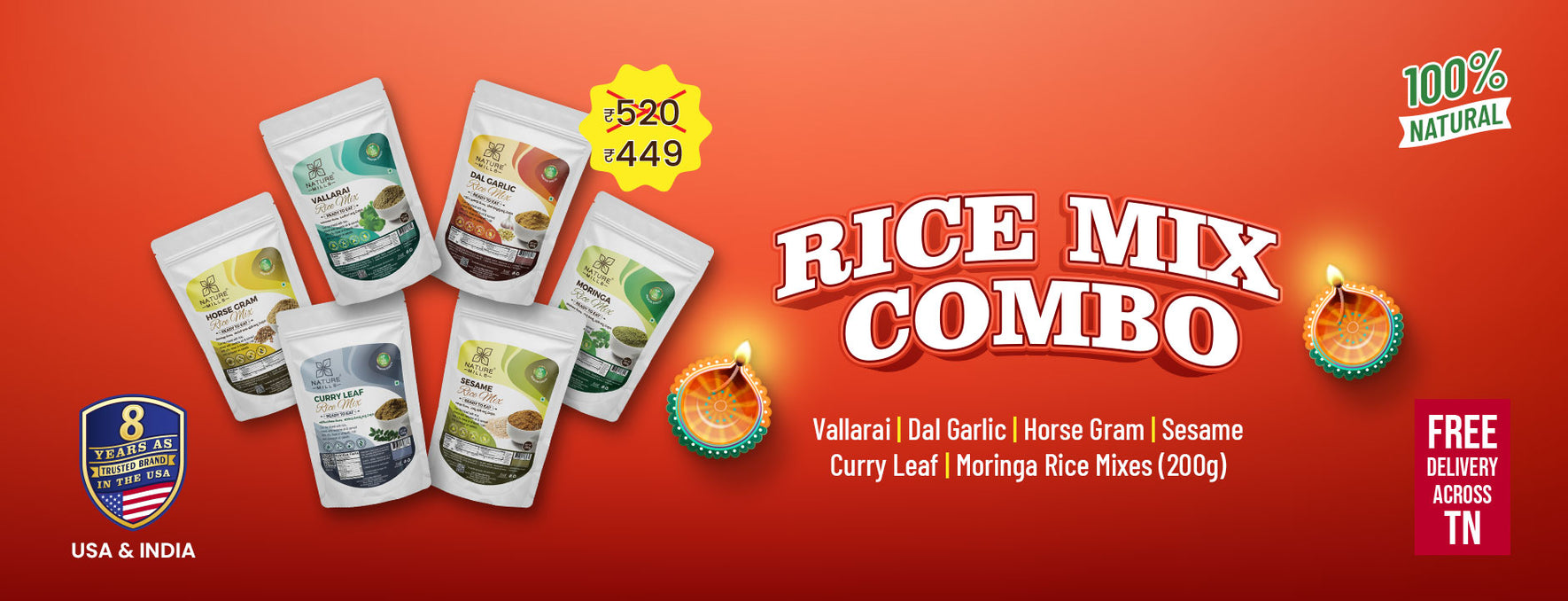 Natural and Healthy Food Products at affordable prices – NatureMills India